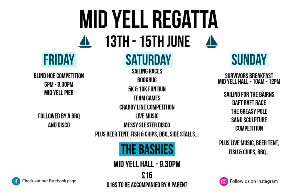 What's on Shetland | Mid Yell Regatta - What's on Shetland