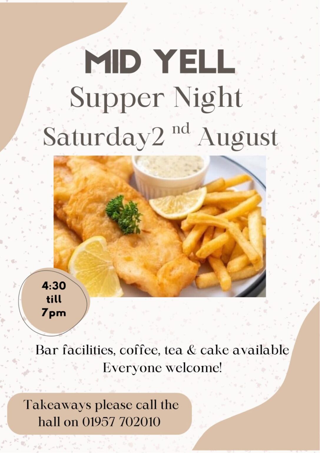 What's on Shetland | Supper Night - What's on Shetland