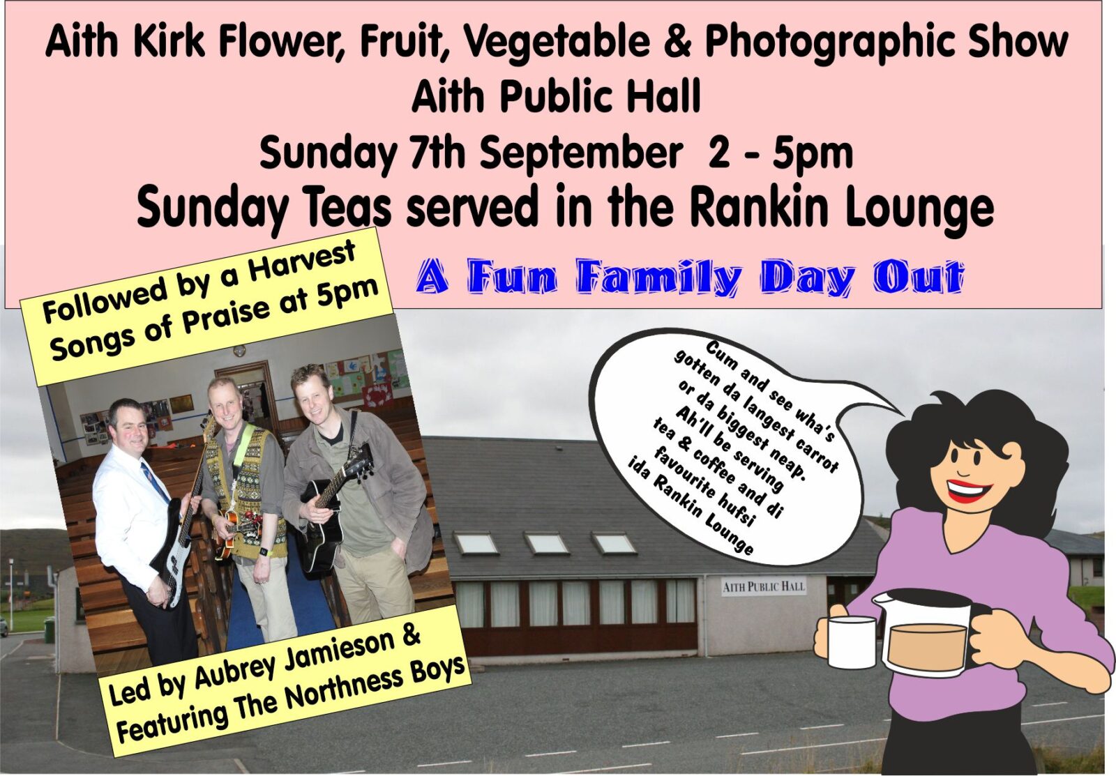 What's on Shetland | Aith Kirk Flower, Fruit, Vegetable & Photographic ...