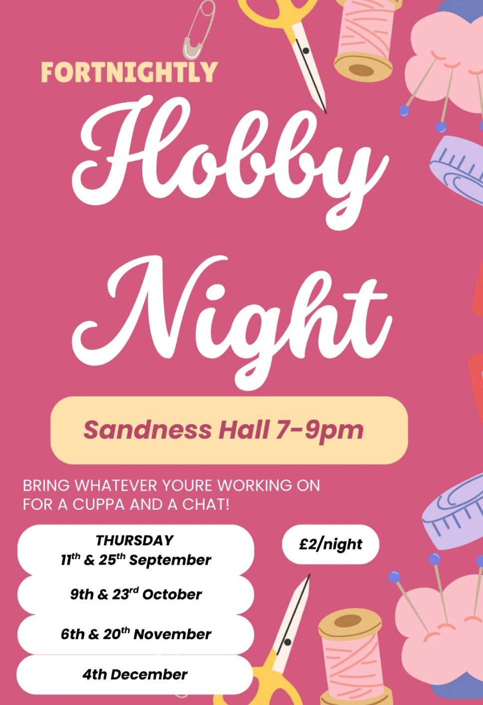 What's on Shetland | Hobby night - What's on Shetland
